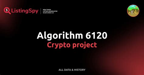 Algorithm 6120 Crypto Project 6120 Token Listings Events Analysis Listingspy