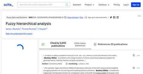 fuzzy hierarchical analysis