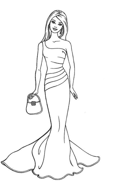 تلوين باربي رسومات تلوين للاطفال مميزة جدا موقع لتعلم الرسم ببساطة