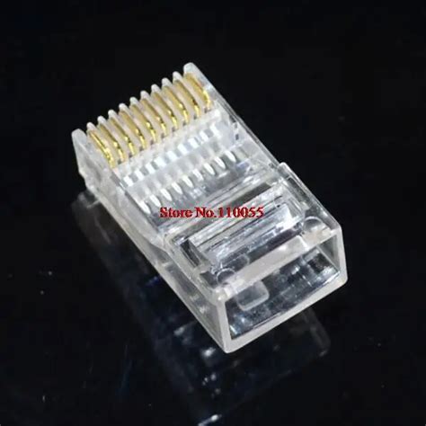 Buy Wholesale 10pcs Rj48 Rj 48 Modular Plug Stranded 10p10c Round Cable