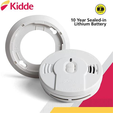 Smoke Detector 10 Year Battery Led Indicators