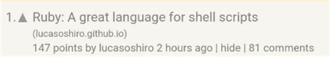 Ruby A Great Language For Shell Scripts Lucas Seiki Oshiro