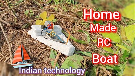 How To Make RC Boat Home Made RC Boat Thermocol Electric Boat Simple RC Boat Make Dc Motor RC