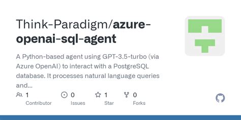 Azure Openai Sql Agent Main Py At Main Think Paradigm Azure Openai Sql Agent GitHub