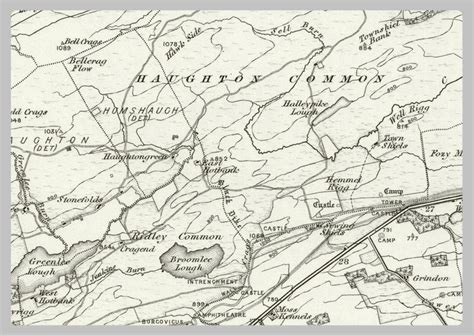 1890 Collection Bellingham Ordnance Survey Map I Love Maps