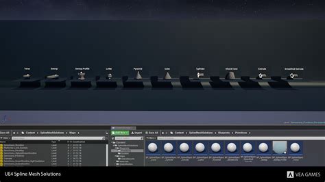 spline mesh solutions unreal engine asset