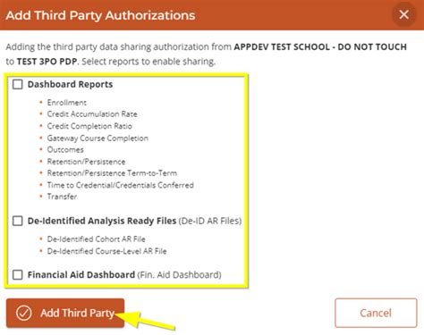 Sharing Data With Third Parties Postsecondary Data Partnership Pdp Knowledge Base