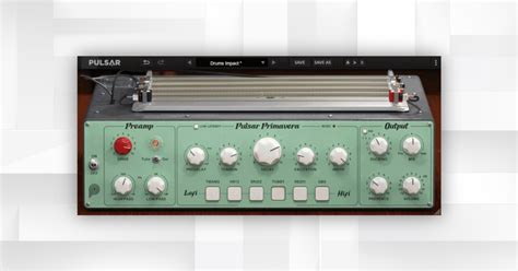 News Pulsar Audio Has Launched Primavera A Spring Reverb Plugin