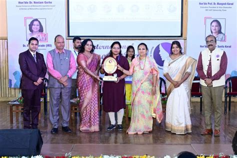 Trupti Zadgaonkar On Linkedin Today I Received Mit Adt University Stri Ratna Outstanding