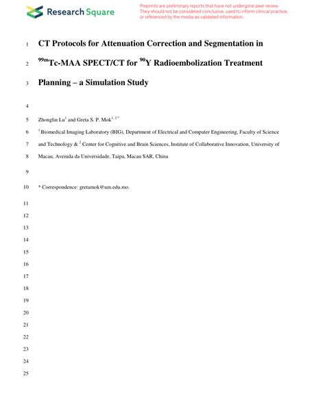 Pdf Ct Protocols For Attenuation Correction And Segmentation In 99mtc