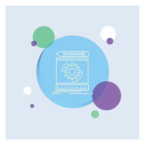 Draft Engineering Process Prototype Prototyping White Line Icon