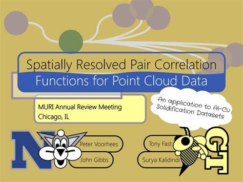 Spatially Resolved Pair Correlation Functions For Point Cloud Data Ppt