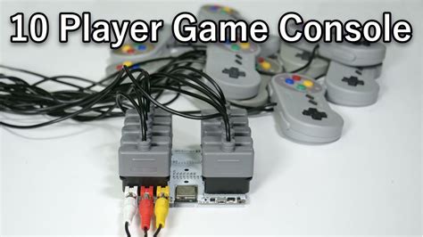 diy 10 player game console [esp32 arduino av] youtube