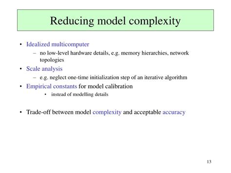 Ppt Performance Models Execution Time Computation Communication