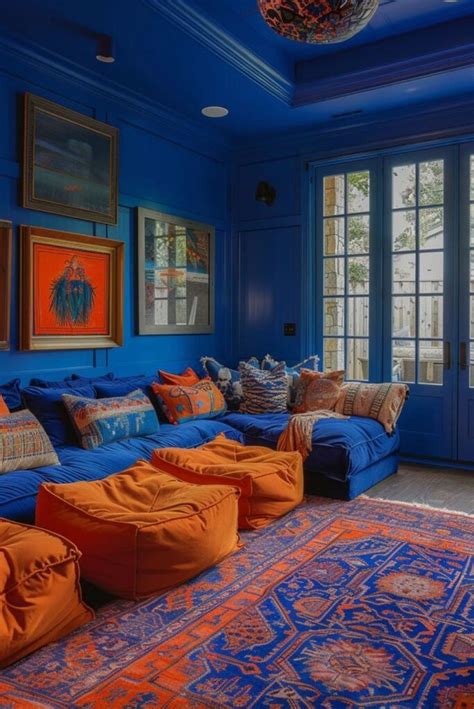 29 Spirited Blue Boho Designs For Dynamic Decor Boho Interior Brown