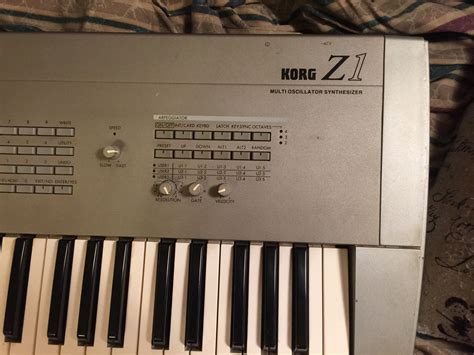 Matrixsynth Korg Z1 Music Synthesizer Keyboard W Korg Dspb Z1 And Zsc 01