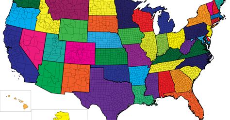 United States County Map