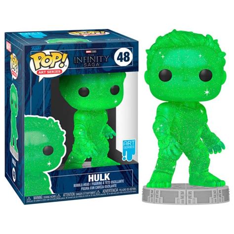 Funko Pop Art Series Marvel Infinity Saga Hulk Gema Del Tiempo