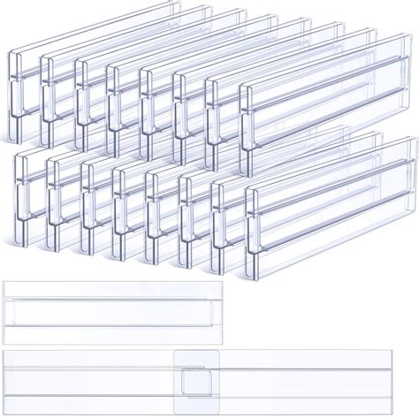Marsui 18 Pack Drawer Dividers Organizer Expandable From 11 19 Inch