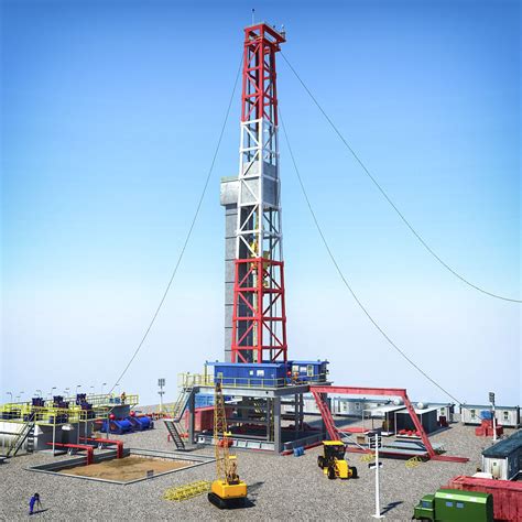 Land Rig 3d Model 29 Max 3ds Fbx Obj Free3d