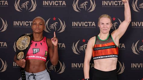 Photos Invicta Fc 52 Weigh Ins And Faceoffs