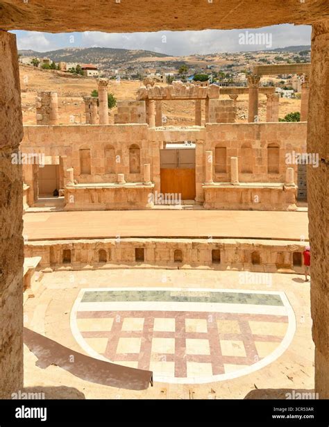 The View From The Doorway Of One Of The Temples In The Ancient Greco