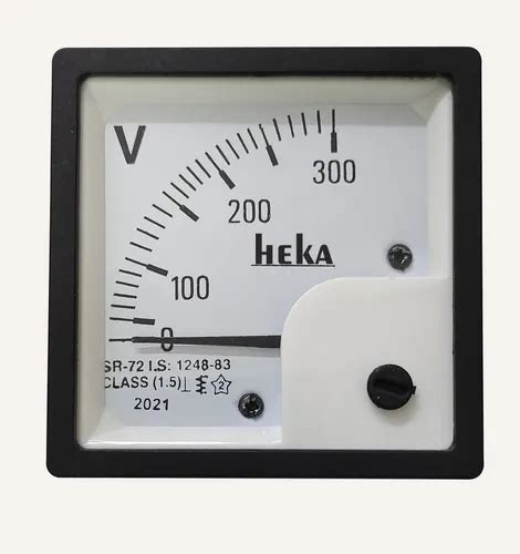 V Panel Meter For Industrial Dimension At Piece In New Delhi
