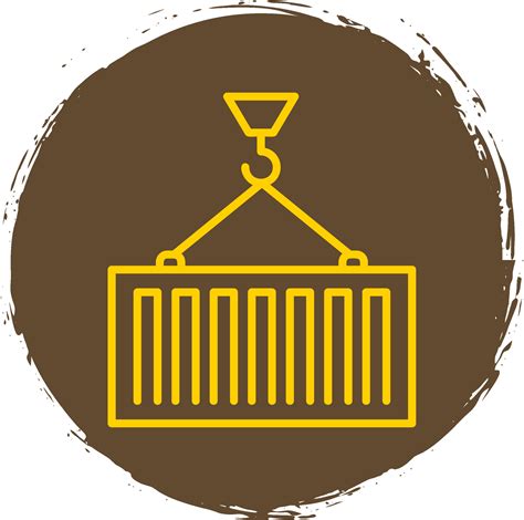 Container Loading Line Circle Sticker Icon Vector Art At Vecteezy