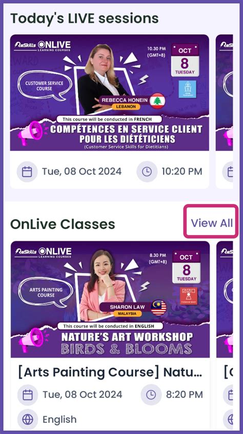 Registration For An Onlive Courses Reskills