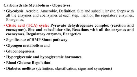 Pdh Complex And Tca Cycle Krebs Cyclecitric Acid Cycle Pdf