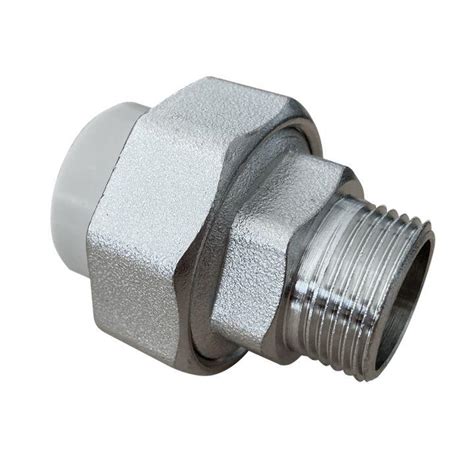 Муфта разъемная ППР ЭКСТРА с нар. рез. серый 20x1/2" Jakko, купить по ...