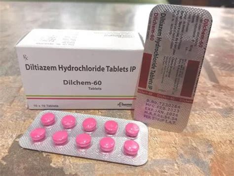 Diltiazem Hydrochloride 60mg Tablets At ₹ 545 Box Model Town New Delhi Id 2853095667862