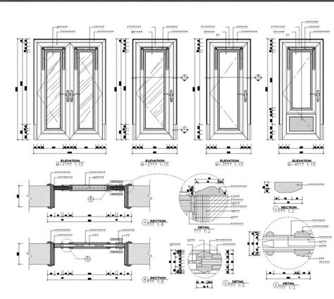 Door CAD Gallery Layout File