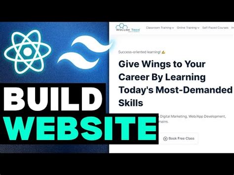 Learn Build a Website using Tailwind CSS And React JS - Mind Luster