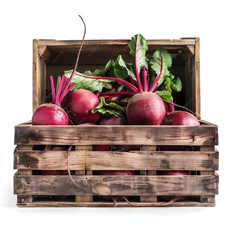 Fresh Beets Fruit In A Basket Premium Ai Generated Image