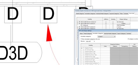 Unchecking The Annotation Category In Linked Model Doesnt Hide The