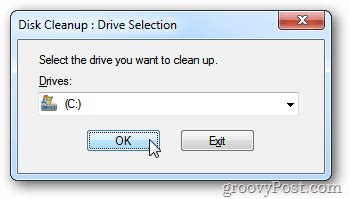 Windows 7 Maintenance Run Disk Cleanup To Gain Hard Drive Space