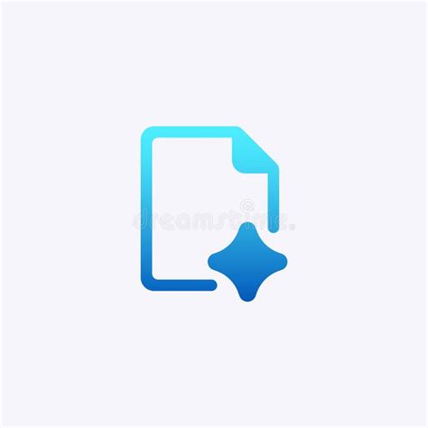 Document With Blue Gradient And Plus Symbol Indicating New File Or Add