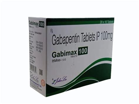 100mg Gabimax Gabapentin Tablets At ₹ 100 Box Gabapin In Nagpur Id 2855424118833
