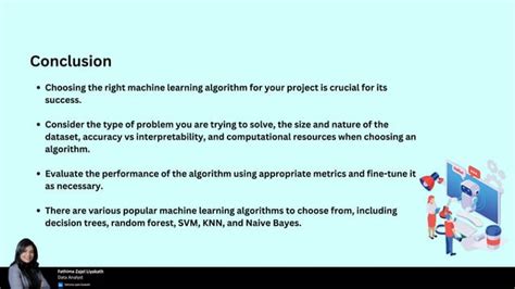 How To Choose The Right Machine Learning Algorithm For Your Project 1pdf