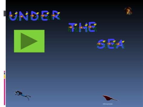 Under The Sea Pick A Path Story Ppt