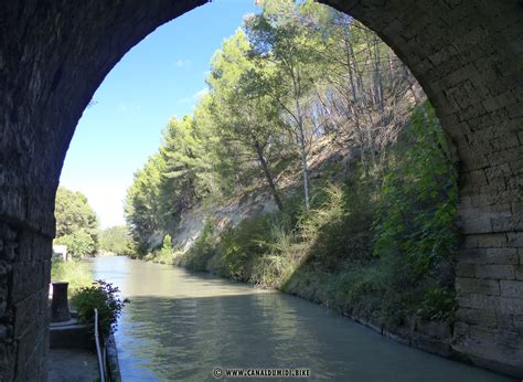 Canal Du Midi Bike Tunnel De Malpas On The Canal Du Midi