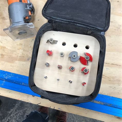 Simple Router Bit Storage — The Awesome Orange