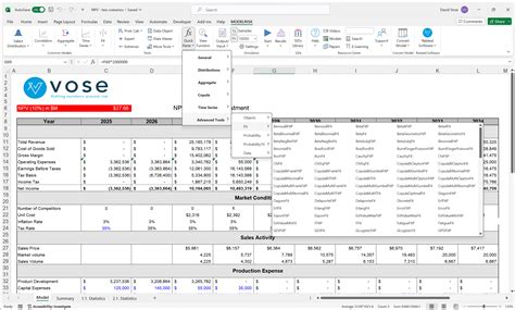 ModelRisk Risk Analysis Add In For Excel