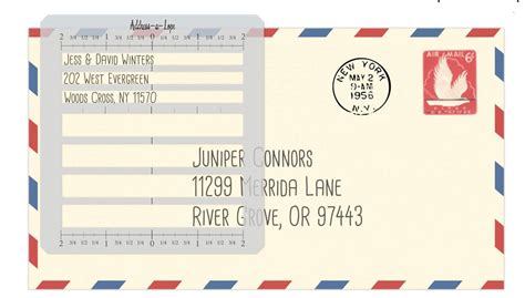 Letter Template Address Window Envelope Oplreport