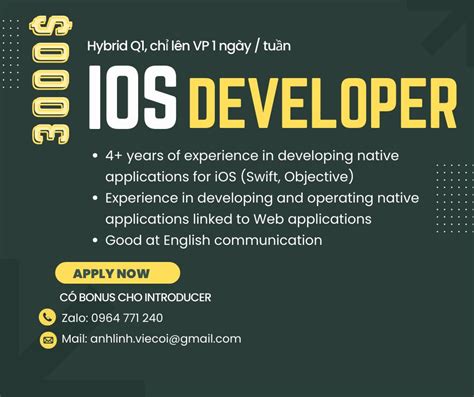 Ánh Linh On Linkedin Hiring Iosdevelopers Seniordeveloper