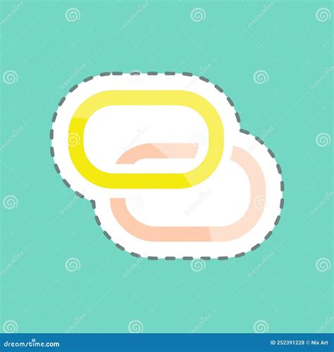 Sticker Line Cut Personal Hotspot Suitable For Mobile Apps Symbol Simple Design Editable