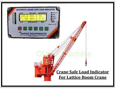 Ms Abs Crane Safe Load Indicator For Lattice Boom Crane For Industrial