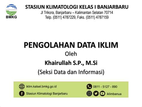 Pengolahan Data Iklim Pdf