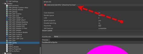 320 Pre6 Undeclared Identifier `uigammatolinear` Unity Engine